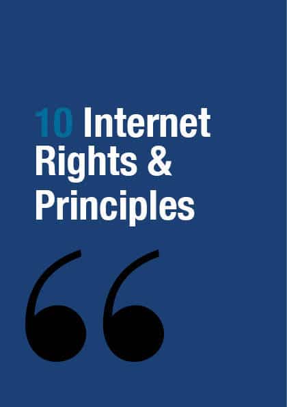 10 Internet Rights & Principles – Internet Rights and Principles Coalition